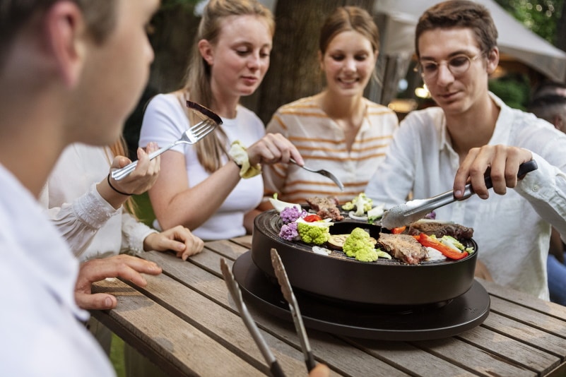 Brasero plancha de table TABL’O - Flamkö distributeur OFYR